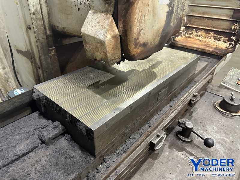 12" x 28" Blohm #Simplex-7, horizontal surface grinder, magnetic power ...