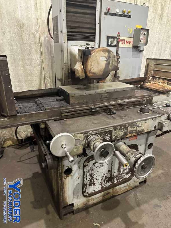 12" x 28" Blohm #Simplex-7, horizontal surface grinder, magnetic power ...