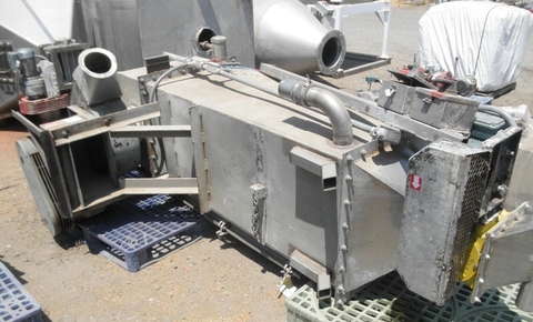 50 sq.ft., Baghouse Dust Collector, 24" L x 24" W x 5' H housing, (9) 4 ...