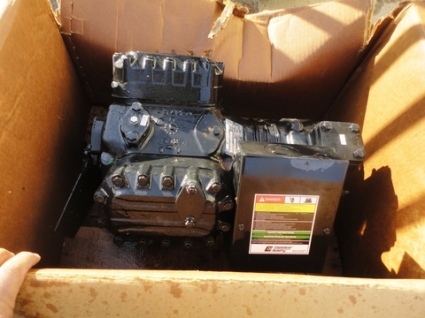 Copeland #4DE3-200E-TKS-800, Discus Refrigeration Compressor, 20 HP ...