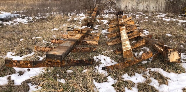 EIMCO, Thickener tank, 40' diameter tank support walls, bridge, rakes ...