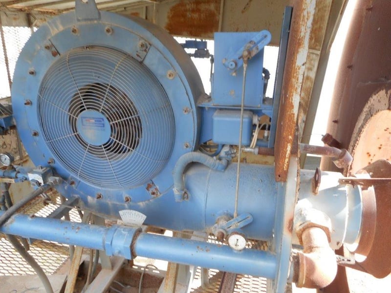 8' x 30' Stationary Counterflow Rotary Dryer, Genco burner, gas fuel ...