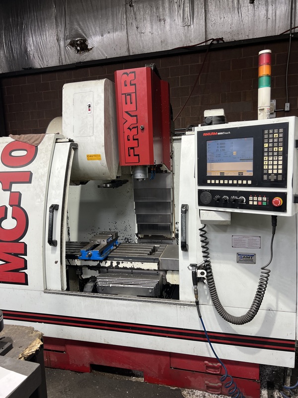 Fryer #MC-10, CNC vertical machining center, 32" X, 17" Y, 19" Z, 8000 ...