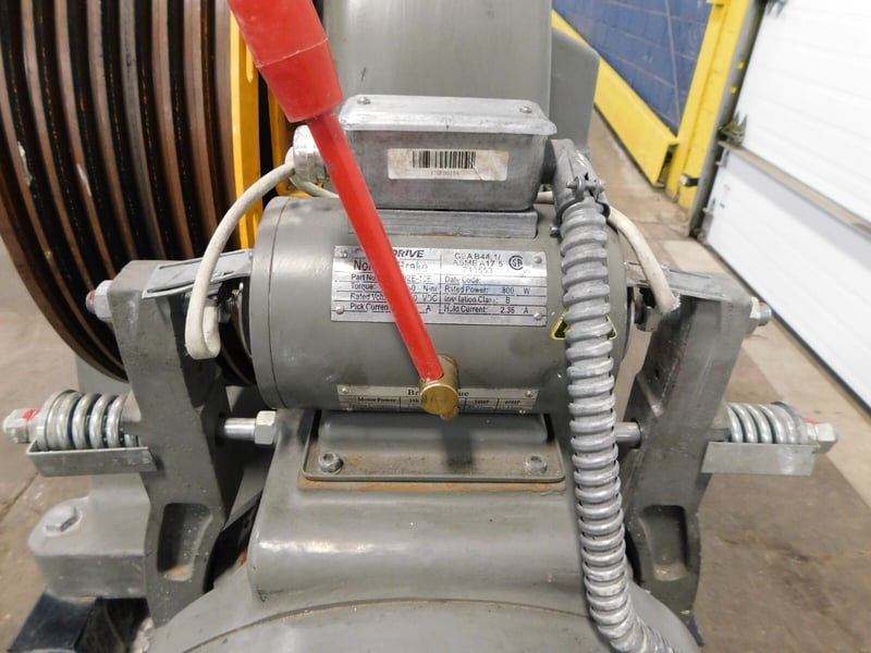 4500 Lb. Torin Drive #TGD3-4535-HV-L-5/8, elevator traction machine (3 ...