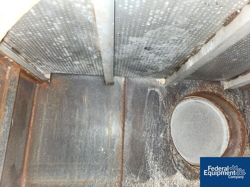 Carman #FBP-302M, Fluid Bed, Stainless Steel, 34" W x 144" L drilled ...