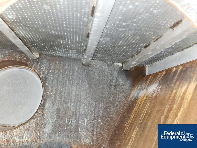 Carman #FBP-302M, Fluid Bed, Stainless Steel, 34" W x 144" L drilled ...