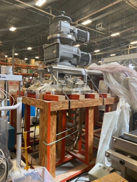 400 gallon Lee Tri-mix tank, triple motion, jacketed, 2019, new never ...