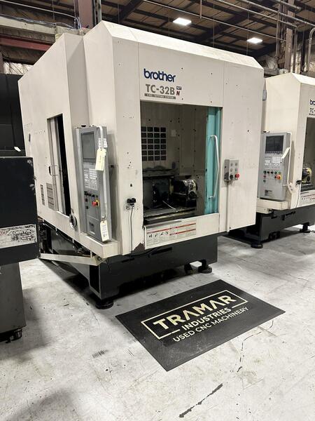 Brother #TC-32BN-QT, CNC vertical machining center, 40 automatic tool ...