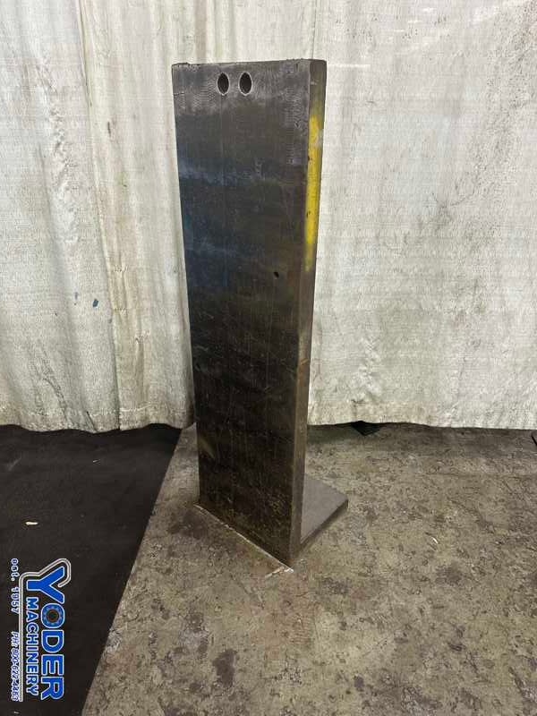 18" x 60" x 14" Angle plate, tapped holes, #77202 for Sale | Surplus Record