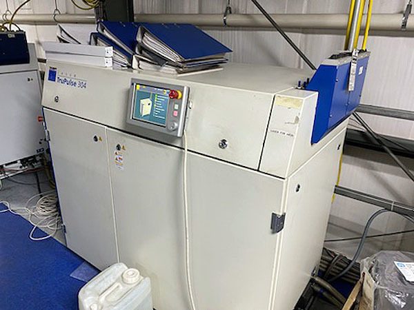 Trumpf #TruPulse-304, CNC Laser Welder, Laser Parameters, 300 watt ...