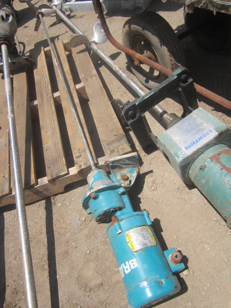 .25 HP Brawn, Agitator Mixer, Stainless Steel, 5/8" diameter x 4' L ...
