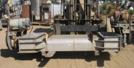 Bin Bottom Auger Discharge Unit, (4) 9" diameter x 7' L screws, 36" x ...