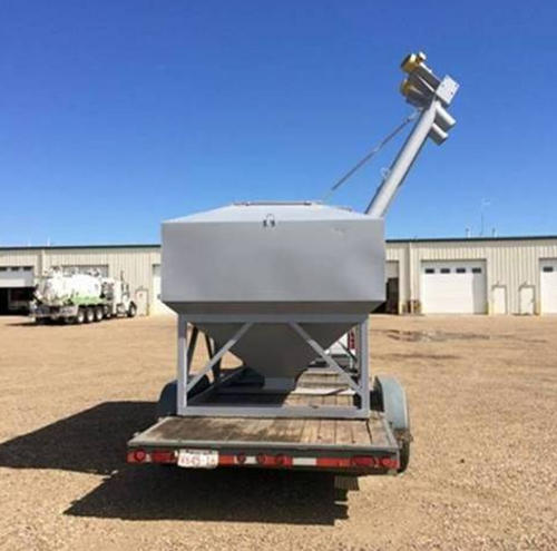 100 cu.ft., Self Unloading Bins, Dual Compartment, Carbon Steel, 5 Ton ...