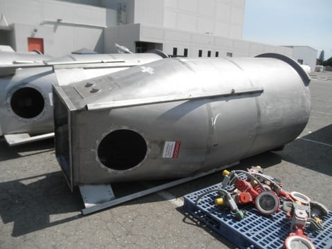 175 cu.ft., Bin w/dual Auger Live Bin Bottom, Stainless Steel, 60 ...