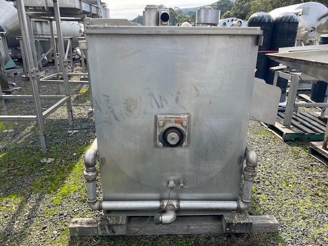 Screw Blancher, Stainless Steel, 36" diameter x 14' L, (14) 1" diameter ...