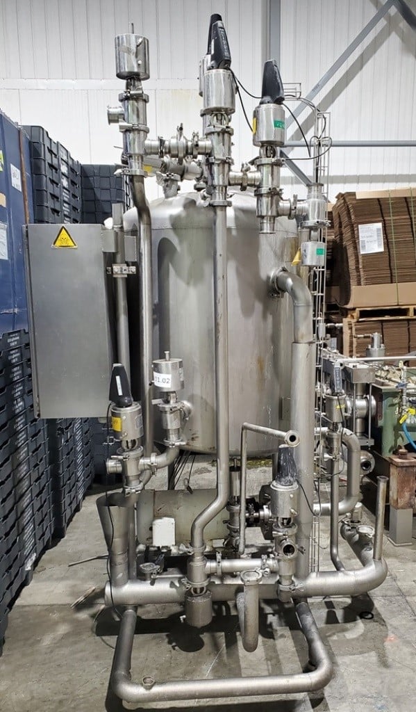 Stork, Stainless Steel CIP System, 1-Tank, 125 gallon Tank, 10 HP pump ...