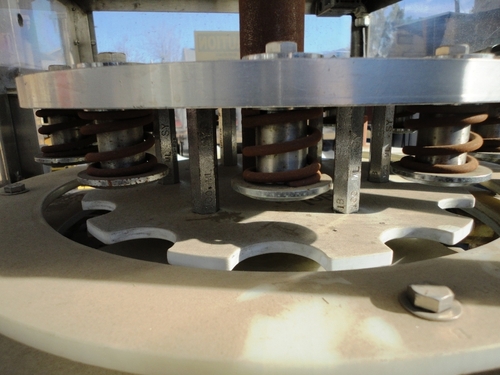 Anderson Machine, Rotary Capacity Lidder w/conveyor, 3-1/4" width x 73 ...