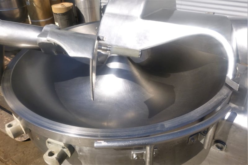 Meat Bowl Chopper, Stainless Steel, 80 liters/21 gallon capacity, 2 ...