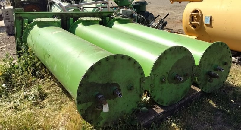 24" x 9' Tactical Fabrication, Ion Exchange Columns, (3) 24" diameter x ...