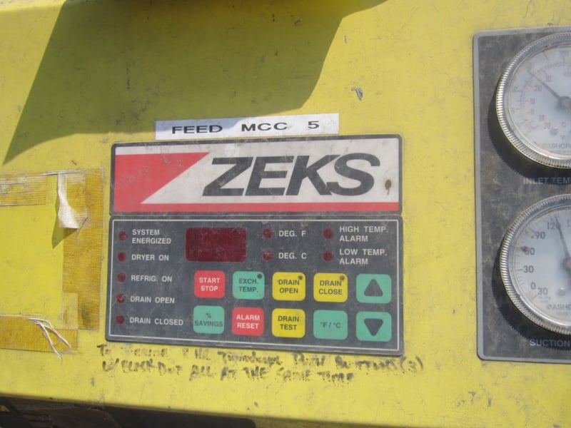 Zeks #600GSEA- 400, Refrigerated Air Cooled Dryer, R-22, 3-fan ...