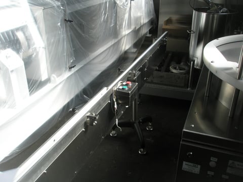 1" wide x 9.5' long, IMA, Mesh Belt Conveyor, Stainless Steel, 1600 RPM ...