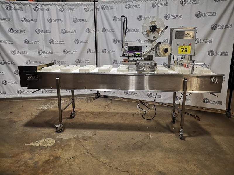 Ideon Packaging #TAMP-L250, Stainless Steel, conveyor with ID ...