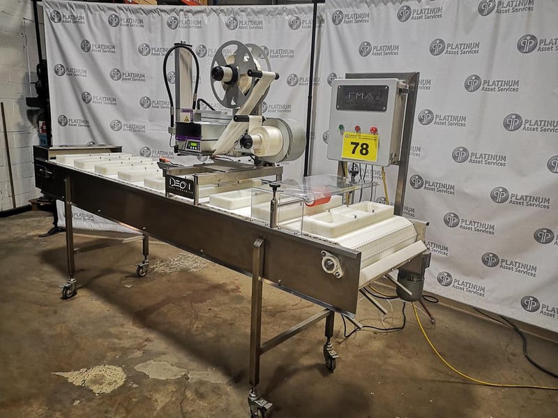 Ideon Packaging #TAMP-L250, Stainless Steel, conveyor with ID ...