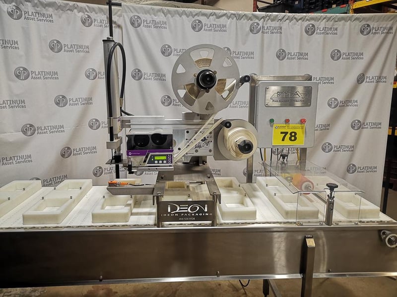 Ideon Packaging #TAMP-L250, Stainless Steel, conveyor with ID ...