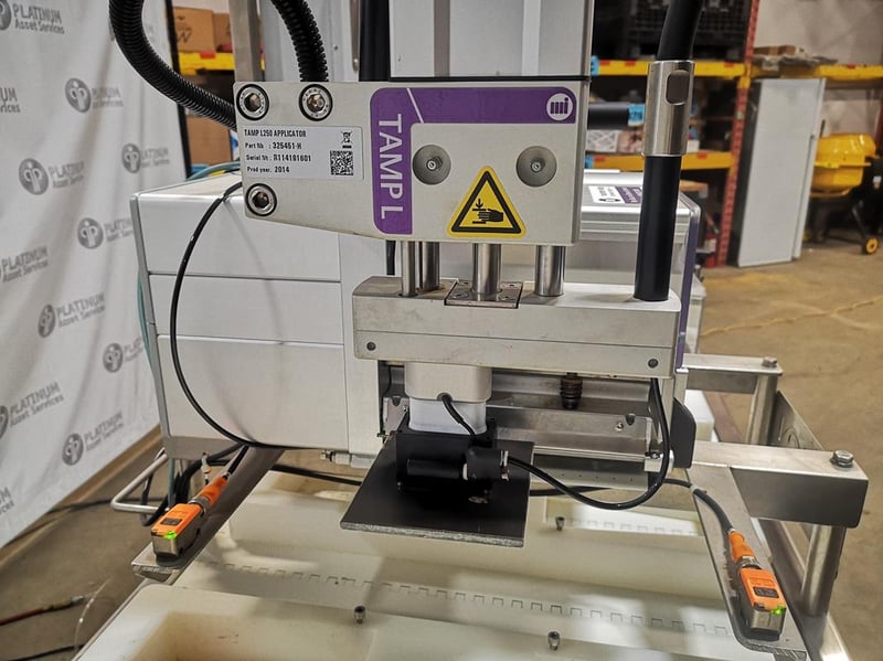 Ideon Packaging #TAMP-L250, Stainless Steel, conveyor with ID ...