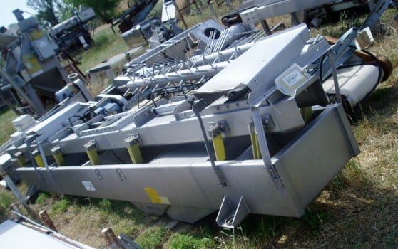 12" wide x 12' long, Key Technology, Vibratory Shaker, Stainless Steel ...