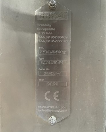 Syspal #Single-Column-Tipper, Column Dumper, 350 kg/770 lbs, (7) 2 ...