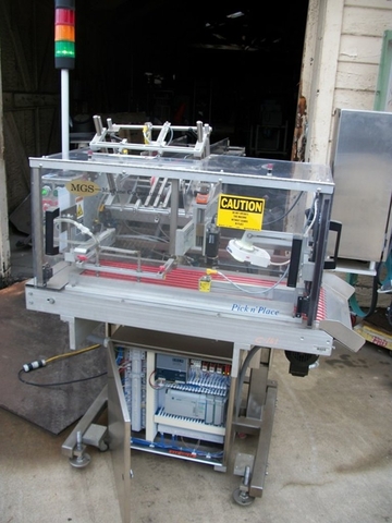 MGS #IPP-190D, Intermittent Pick ' N Place Machine, feeder, 70 cycles ...