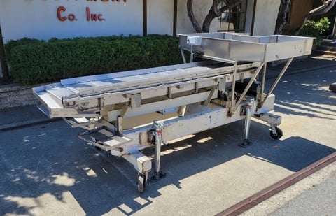 Vibratory Screen/Feeder, 17" width x 98" L conveying section, 2.5 ...