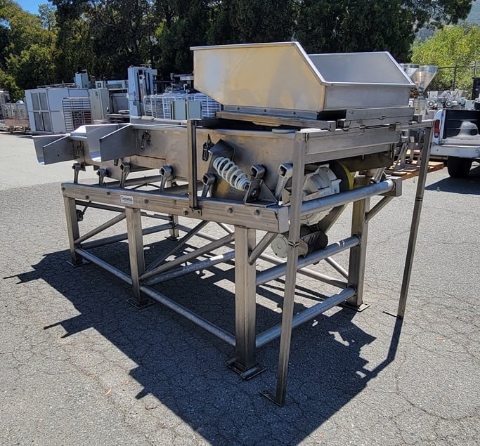 Commercial, Vibratory Screen/Feeder, double-deck screen w/36" x 36 ...