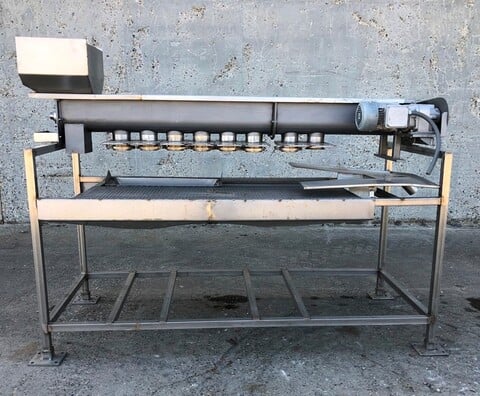 Auger Filler, 8-Head, 6" diameter x 78" L screw, 3.75" diameter ...
