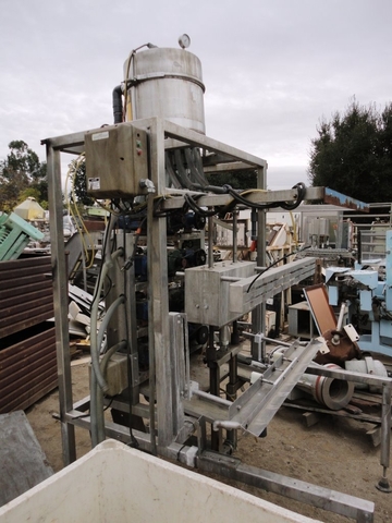 Overflow Filler, 8 Head inline, Stainless Steel, 8 centrifugal transfer ...