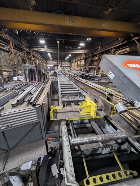 Amada #Marvel-800-PCS3, band saw, Siemens Simatic HMI PC3 CNC Control ...