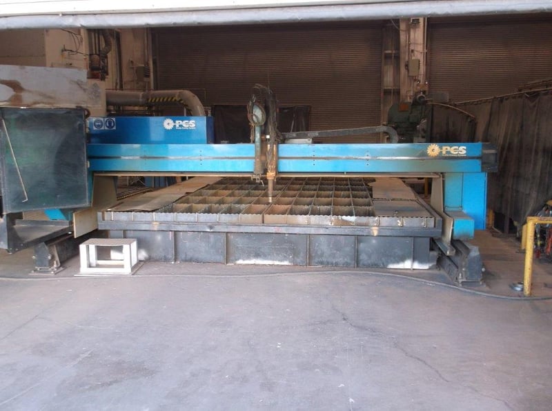 PCS #4500HD, Plasma Cutting System, 10' x 12', Burny Controls, 400 Amp, 3" cutting capacity ...
