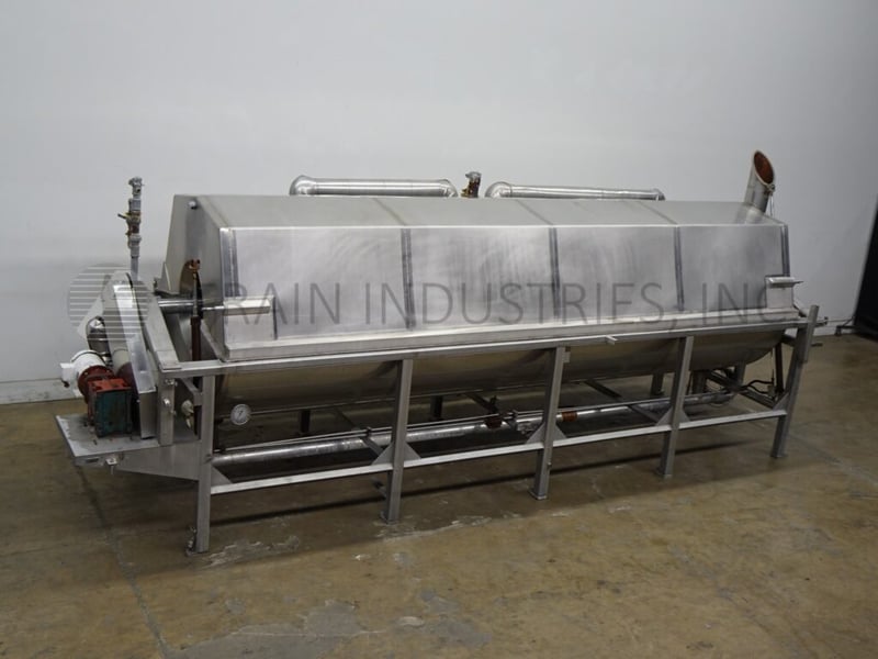 Hughes, rotary, live steam injection blancher, 304 Stainless Steel ...