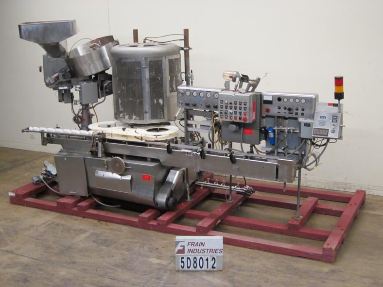 Pneumatic Scale #12HD, 12 head rotary chuck capper rated from 160-450 ...