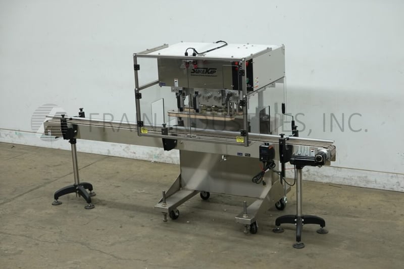 Surekap #SK600, semi-automatic, inline, Stainless Steel, 3 station, 6 ...