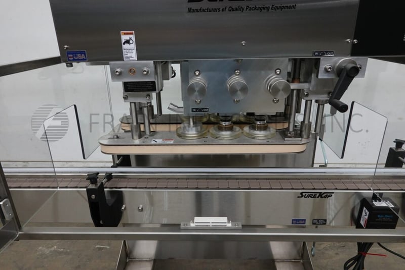 Surekap #SK600, semi-automatic, inline, Stainless Steel, 3 station, 6 ...