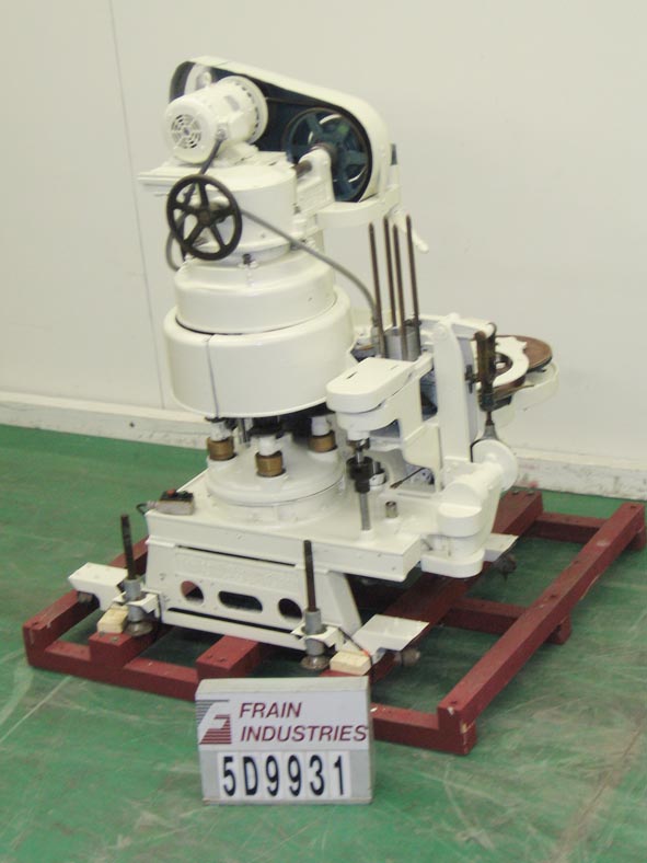 Angelus #29P, 4-Head seamer, 50-200 cans per minute, double star wheel ...