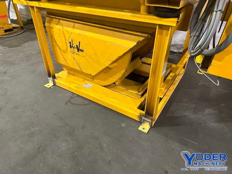 800 cfm Hi-Vac #230, industrial vacuum system, 4" inlet diameter, self ...