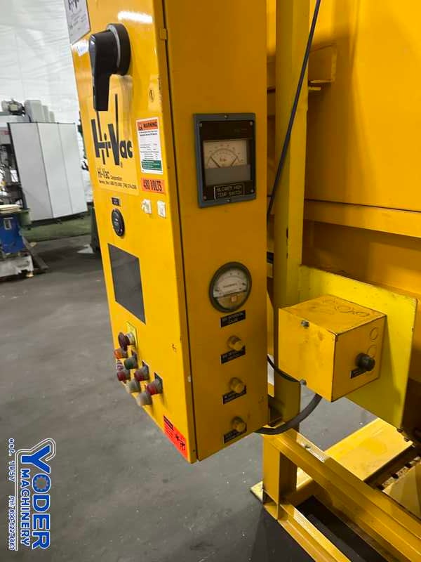 800 cfm Hi-Vac #230, industrial vacuum system, 4" inlet diameter, self ...