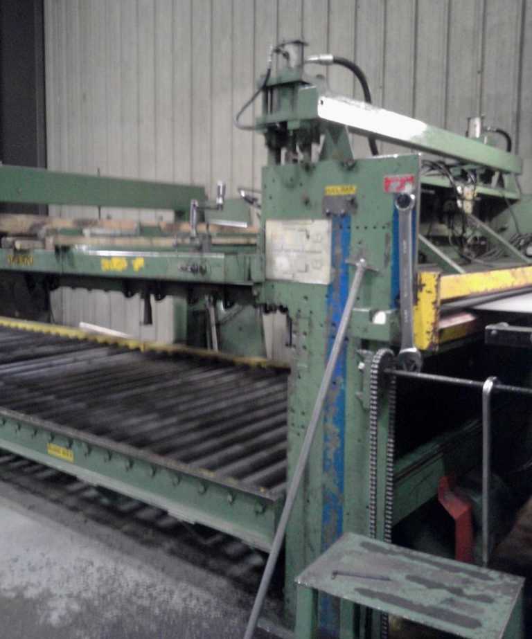 .105" x 6' Redbud #SH-18-140-72, shear & stacker, hydraulic cylinder ...