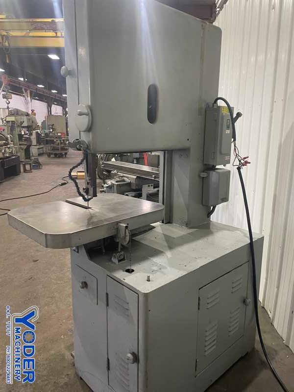 24" x 12" Grob #NS24, vertical band saw, 28" x24" tilt table, 1 HP ...