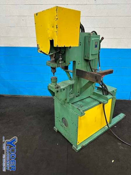 40 Ton, Iron Crafter #40CF, hydraulic C-frame punch, 2-1/2" stroke, 1-7 ...