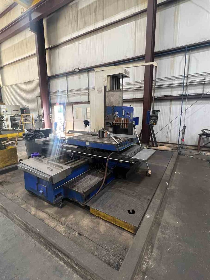4.3" Vanguard #TPX6111B/3, Horizontal Boring Mill, Rotary Table, 3-Axis ...