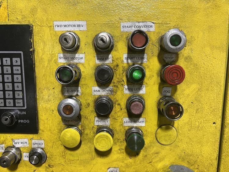 300 Ton, Minster #E2-300-84-48, SSDC press, 12" stroke, 30" Shut Height ...